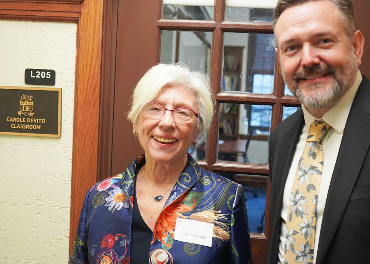 Retiring Faculty Honored with Room Dedication Ceremony & Classroom Ribbon Cutting Events | D-E today