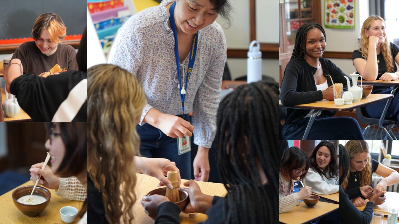 Mandarin Students Take On Tea Whisking | D-E today